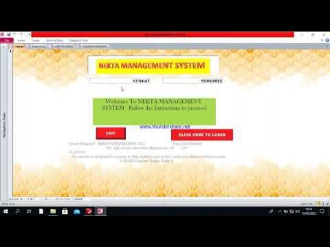 NEKTA MANAGEMENT SYSTEM KCSE 451/3 2022 DATABASE PART TWO - YouTube