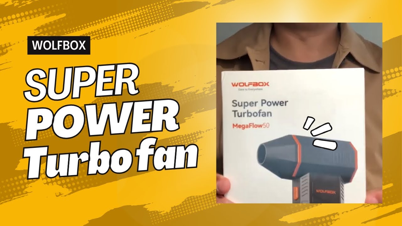 Super Power Turbofan Megaflow #tools #blowers - YouTube