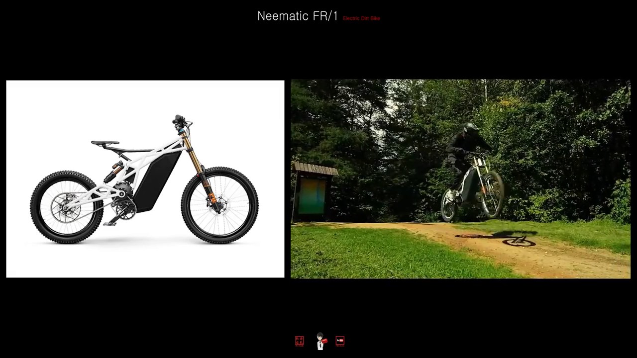 Neematic FR 1 최대 시속 100Km의 오프로드형 전기자전거!! - YouTube