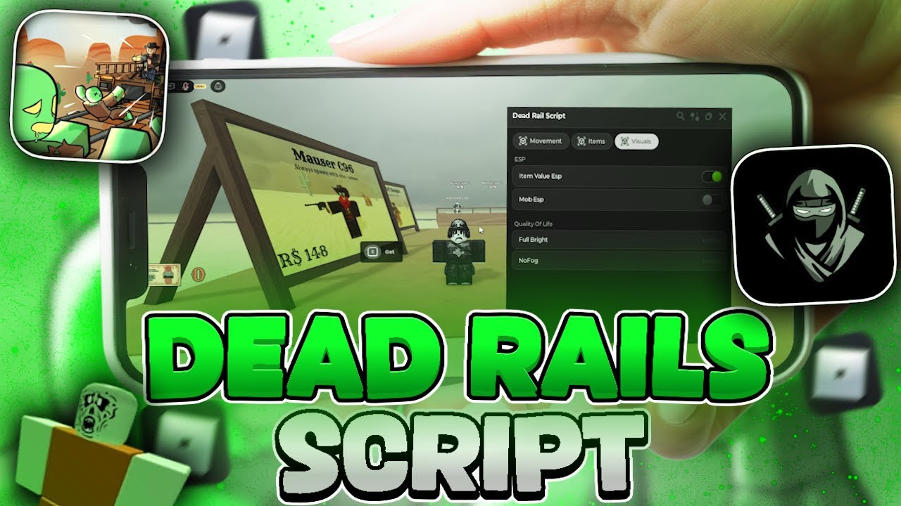 Roblox Dead Rails SCRIPT *NO KEY* [ BRING ALL - ESP - AIMBOT - FLY ...