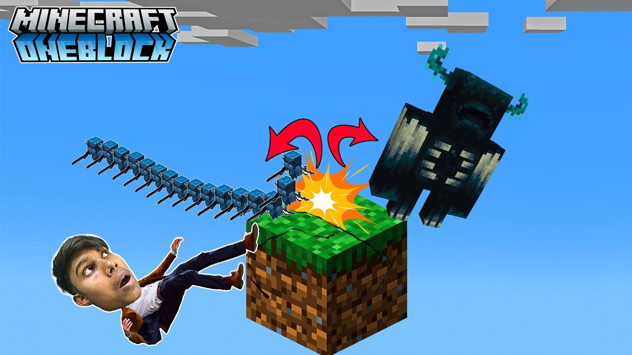Main Phas Gaya Warden Aur Vex Ke Beech 😨 | Minecraft OneBlock Survival ...