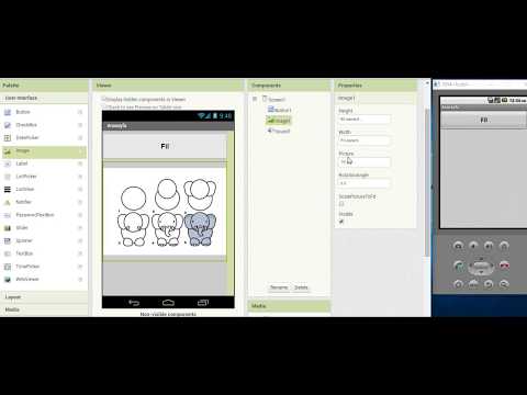 App Inventor Ders 2 - Components 1 (Button, Sound, Image )