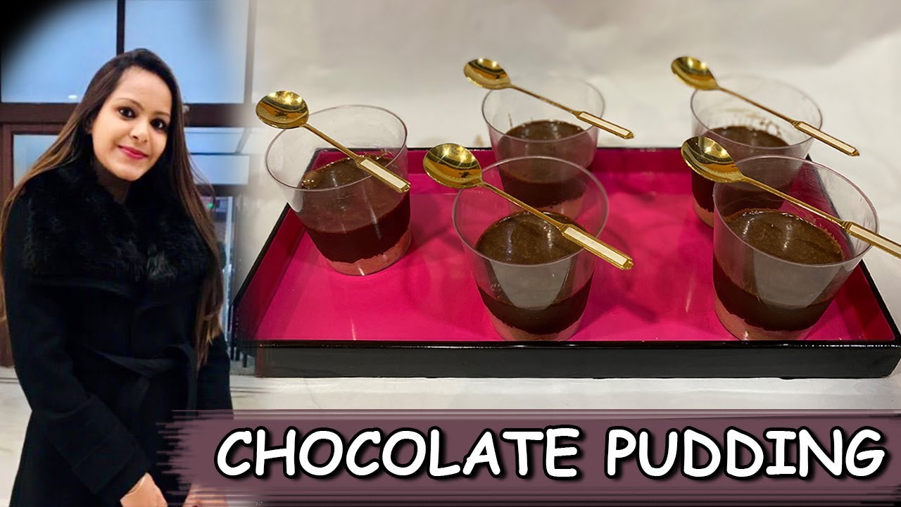 CHOCOLATE PUDDING || 3 INGREDIENTS PUDDING || HOME MADE DESSERT - YouTube
