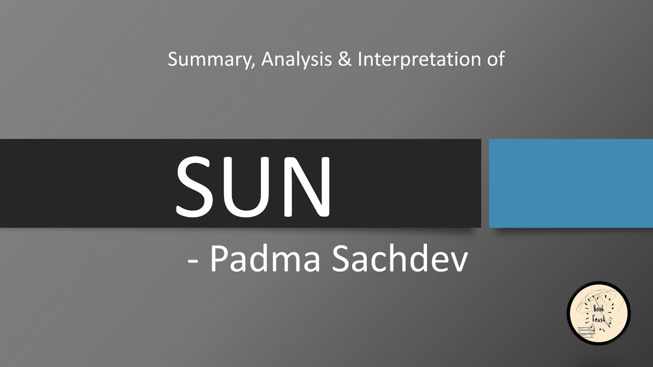 Sun by Padma Sachdev | Poem | Dogri | Translation | in Tamil - YouTube