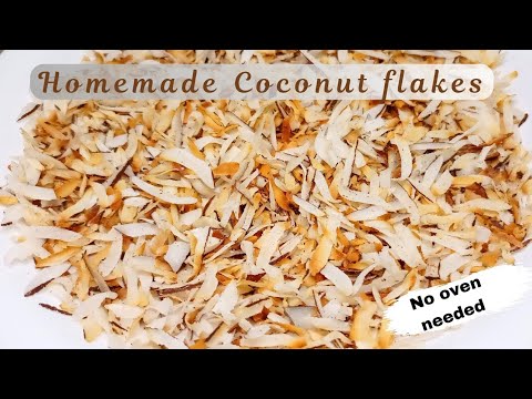 How to Make COCONUT FLAKES at Home | Perfect for Snacks & Toppings ...