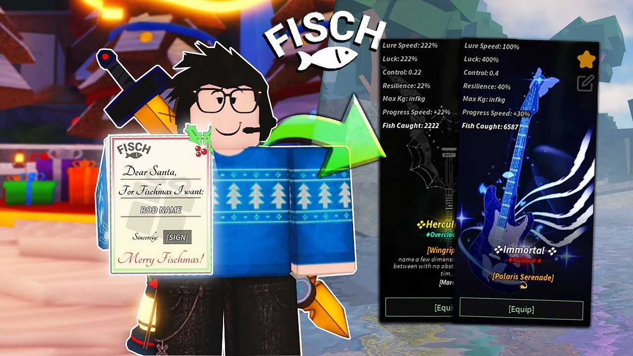 The BEST ADMIN RODS to Wish For FISCHMAS UPDATE in Fisch! - YouTube