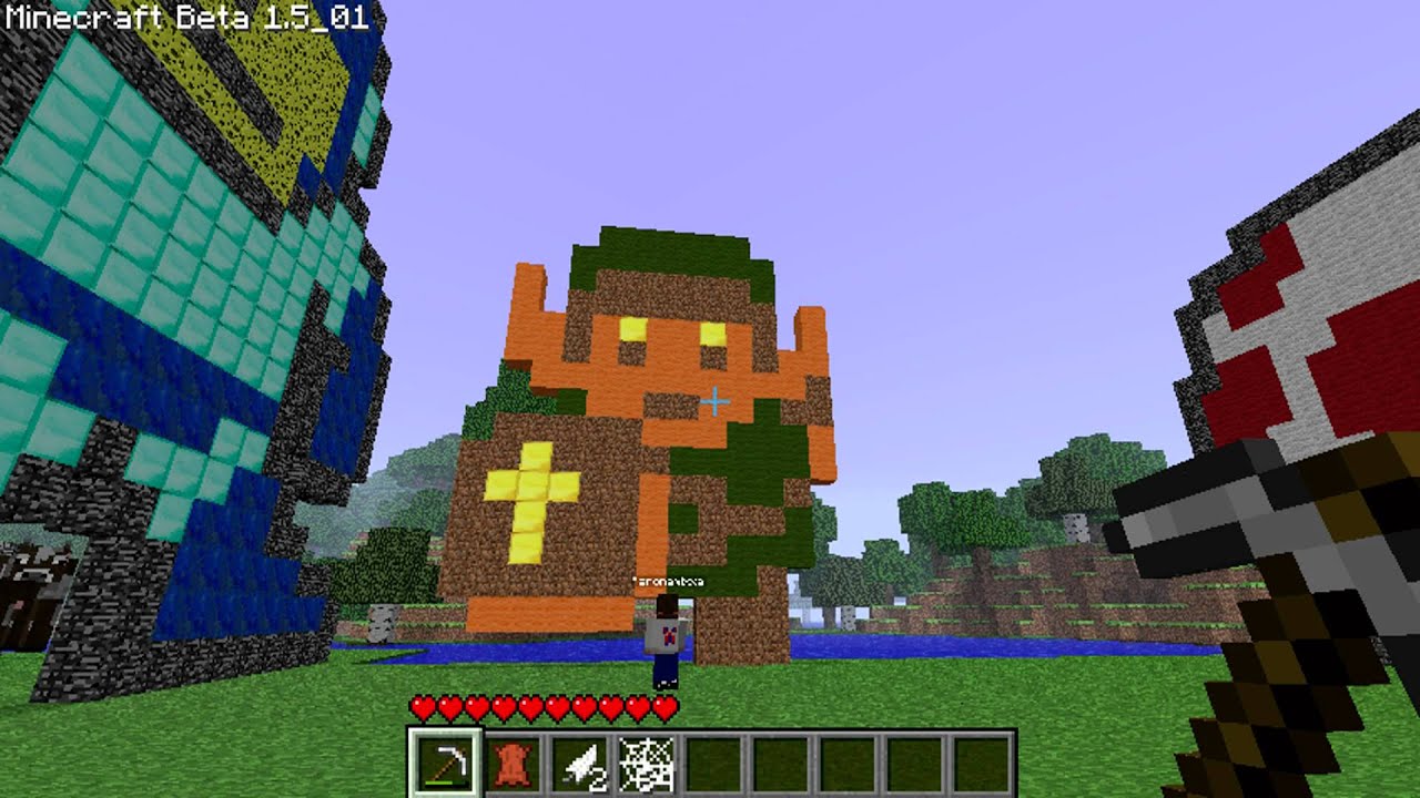 Minecraft 8-Bit Link - YouTube