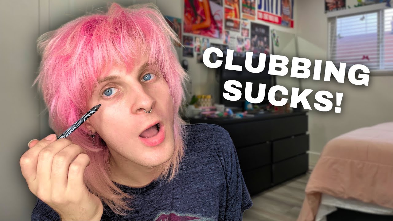 Scene Boy GRWM on 2 Hours of Sleep (HELP) - YouTube