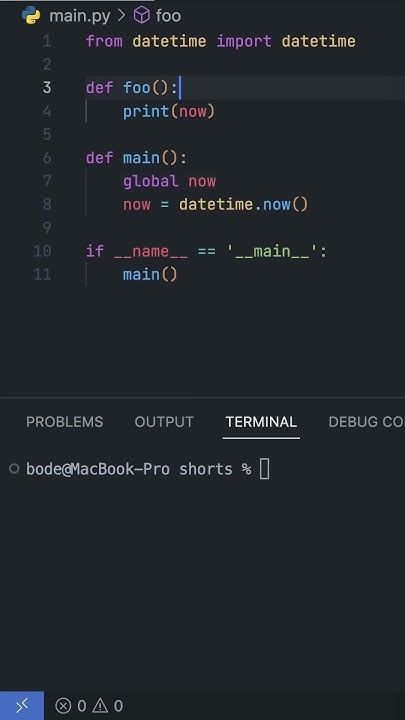 Python Global Scope Namespace - YouTube