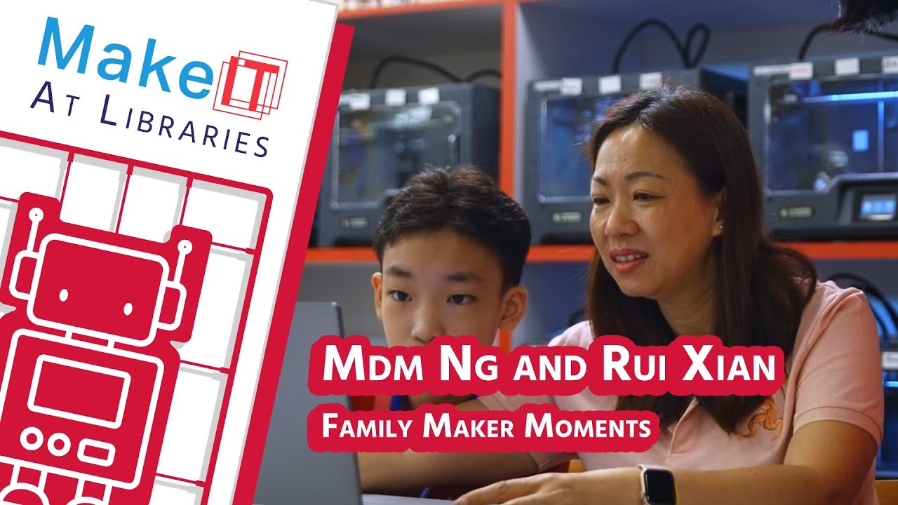 Family Maker Moments With Mdm Ng And Rui Xian | Makers Next Door - YouTube