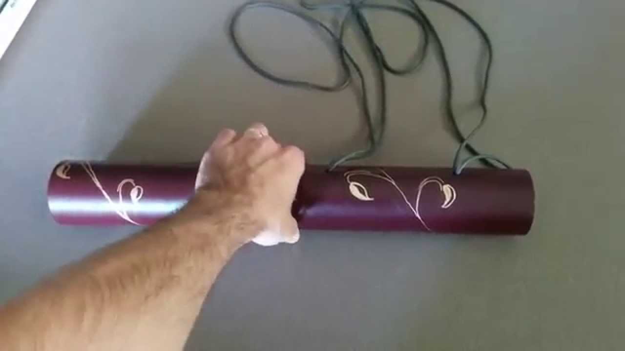 Finished Cardboard Quiver, and How To Adjust the Straps - YouTube