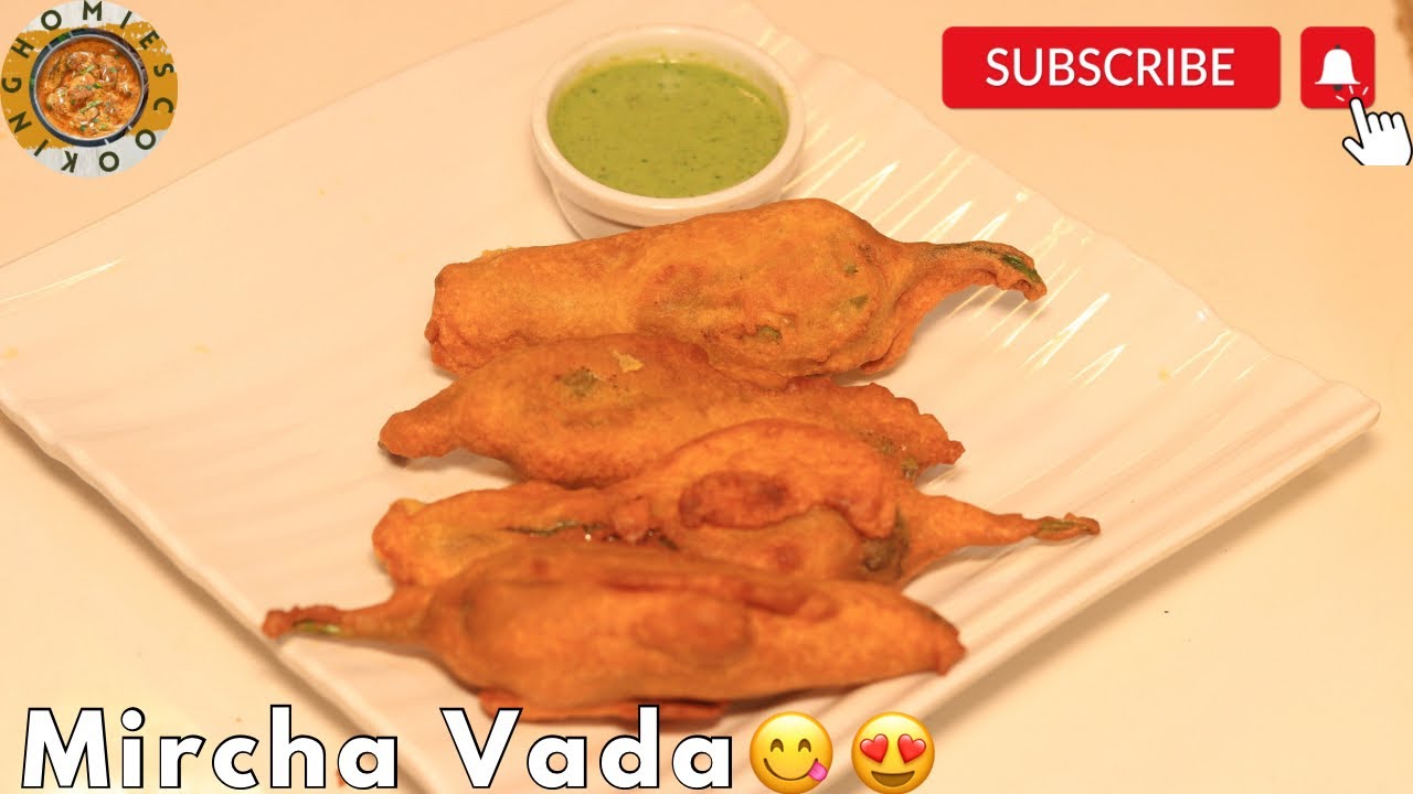 Mircha Vada Recipe😋 | Mircha Pakoda | Chutney Recipe |Winter Special ...