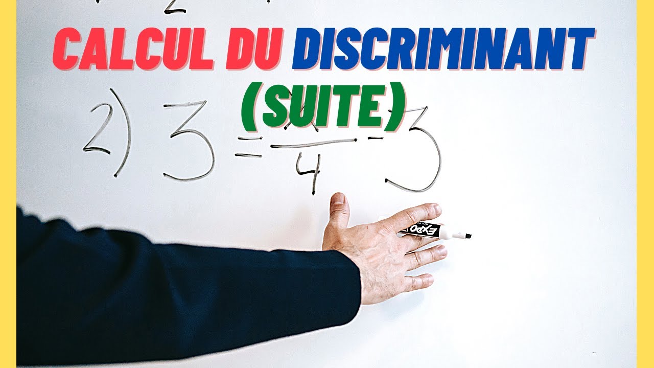Prof Maths 3.0 : Calcul du discriminant (Suite) - YouTube