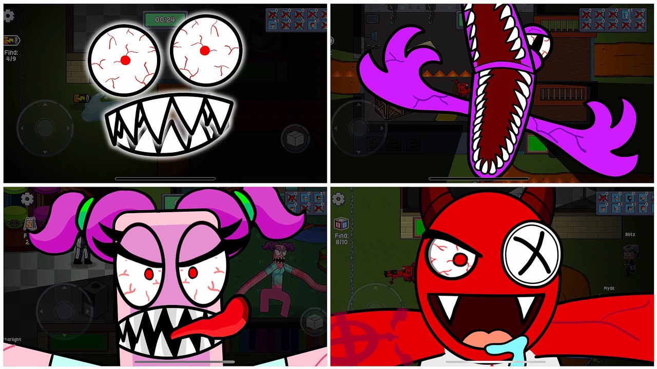 ALL Rainbow Friends 2 *MOBILE* JUMPSCARES - YouTube