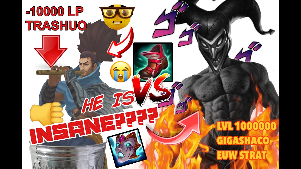 Providing BRAINLAG to a Yasuo as Shaco Mid Lane - YouTube