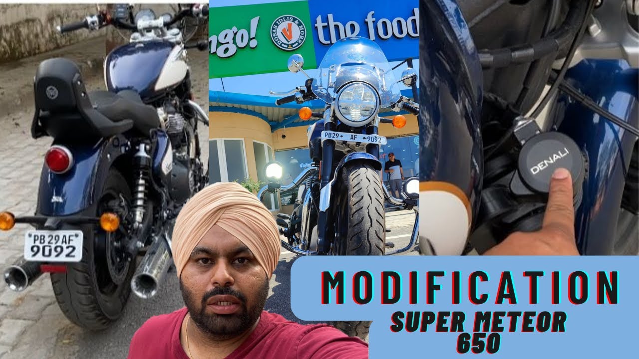 Super meteor 650 full modification krwa diti..only one in india ️ # ...