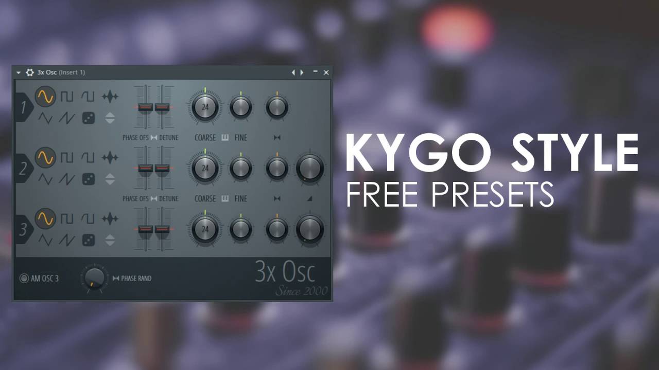 kygo style - free presets - 3xosc - YouTube