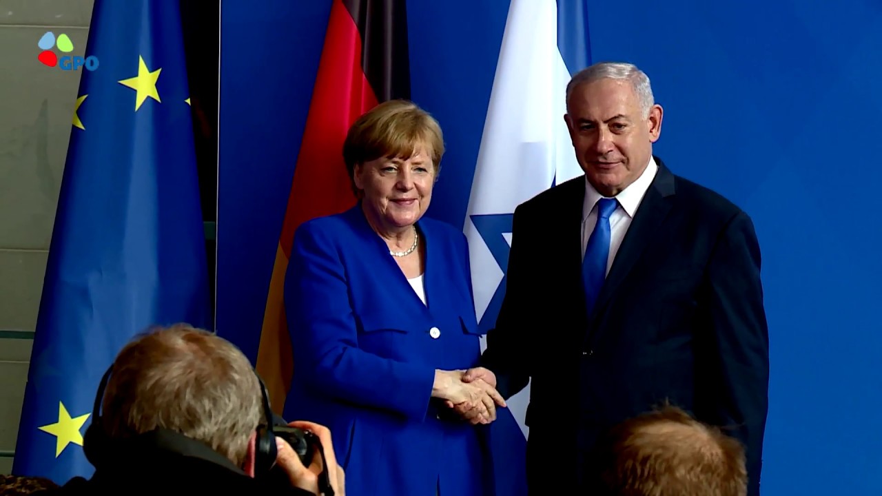 PM Netanyahu and German Chancellor Merkel hold joint press conference ...
