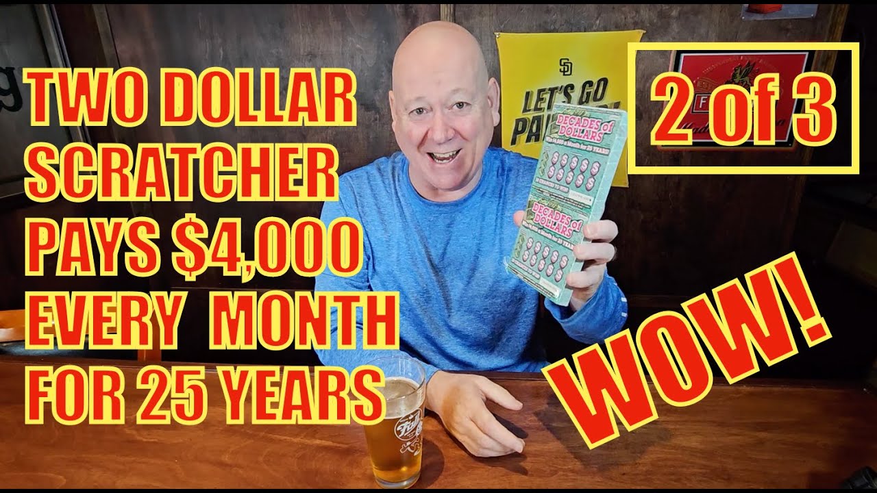 2 of 3 FULL PACK SCRATCH of Decades of Dollars for 100 chances to win ...