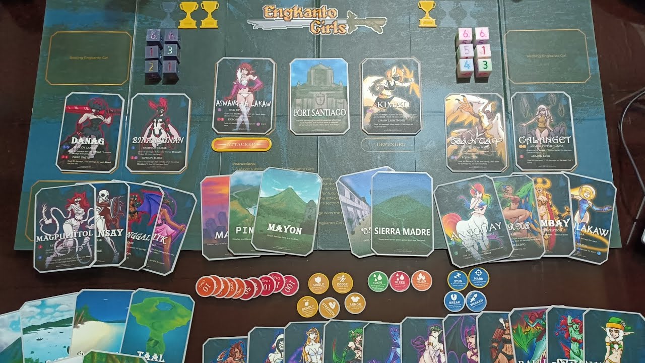 How to play Engkanto Girls: Card Game - YouTube