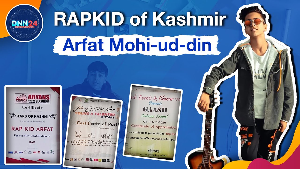 Kashmiri Rapper Arfat | Kid rapper from Kashmir becomes a sensation ...