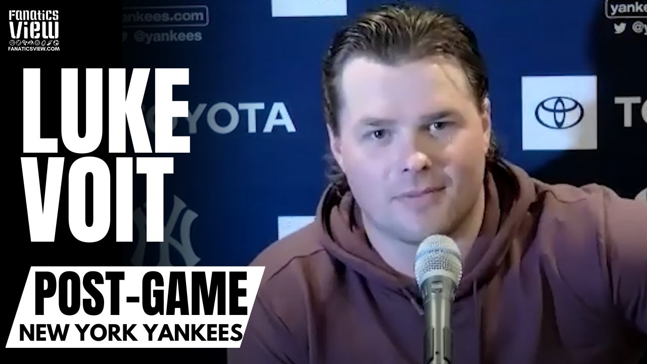 Luke Voit talks Yankees Power Between Stanton, Judge, Gallo & Rizzo ...