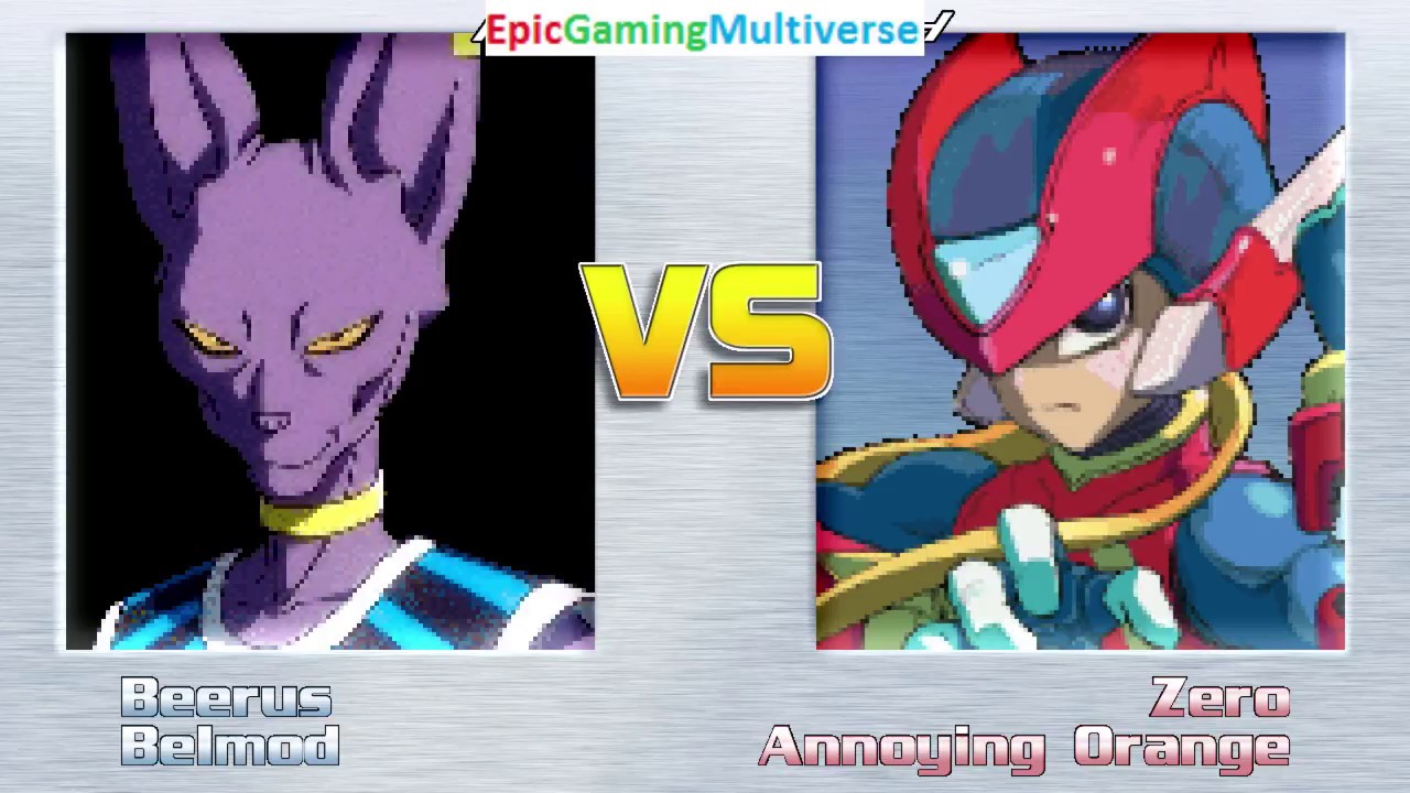 Beerus The God of Destruction And Belmod VS Zero And Annoying Orange In ...