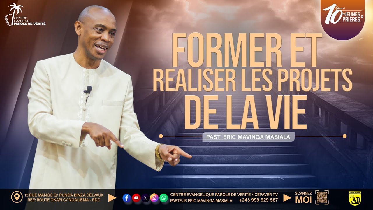 10 Jours de Jeunes et Prières II Former et realiser les projets de la ...