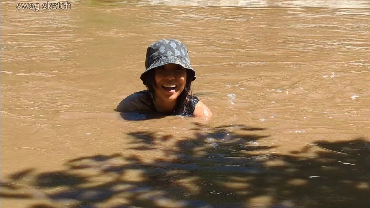 We went mud swimming - plus, have you ever eaten a pig face..? - YouTube