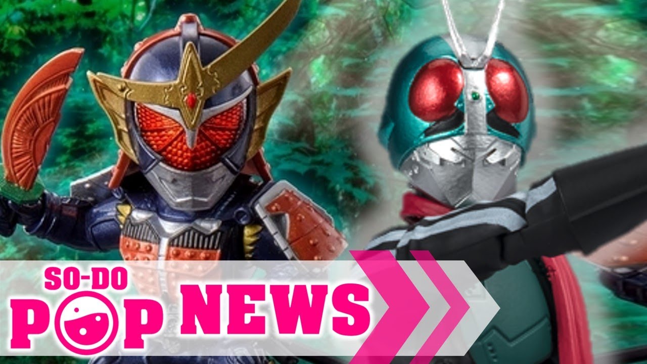 NEW SHIN KAMEN RIDER & GAIM TOYS! - SO-DO POP News - YouTube