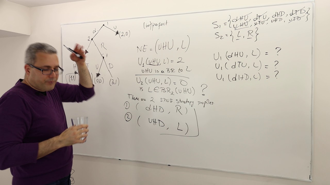 8. A Review Example for Nash equilibrium of an Extensive Form Game ...