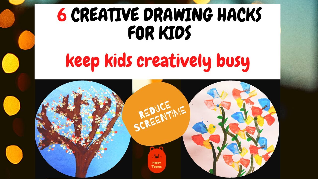 6 Creative Drawing Hacks For Kids | Keep Kids Creatively Busy - YouTube