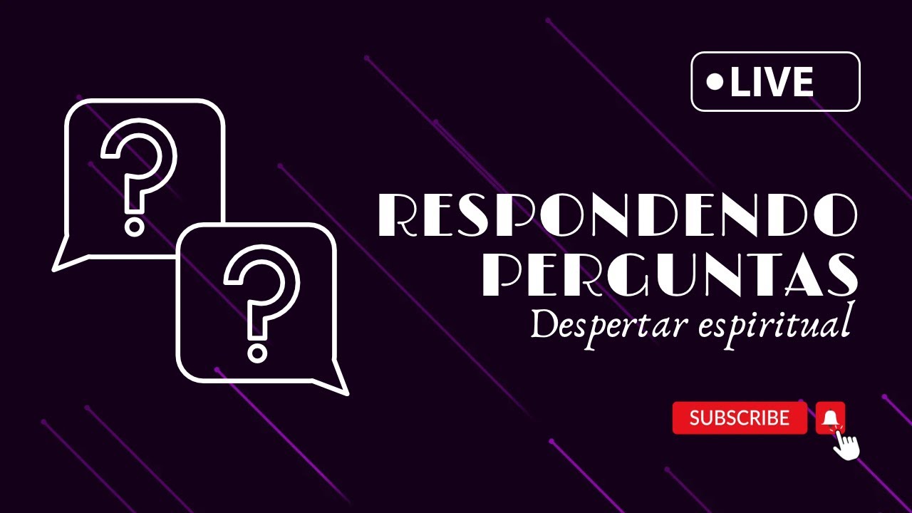 LIVE DO TIKTOK - RESPONDENDO PERGUNTAS - DESPERTAR ESPIRITUAL - YouTube