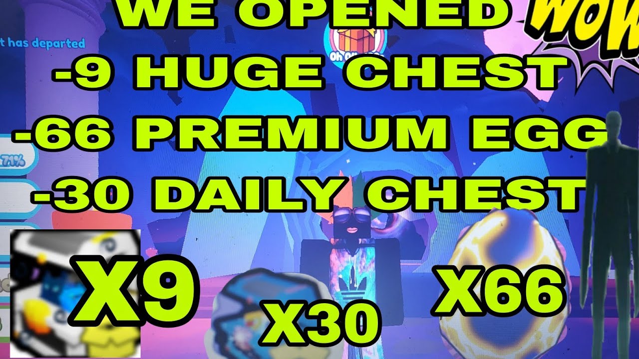 OPENING 9 HUGE CHESTS AND 66 PREMIUM EGGS IN PET RIFT!(ALSO 30 DAILY ...
