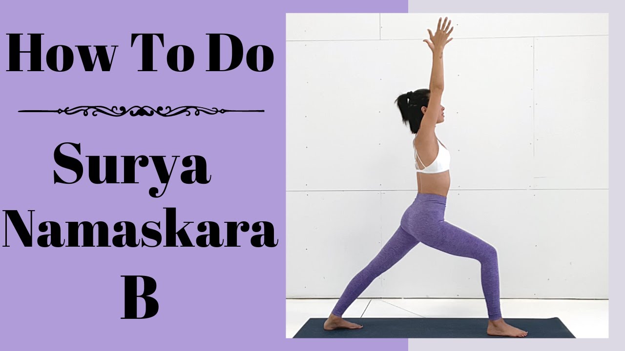 How to do Surya Namaskar B/ Yoga for beginners/Yoga with Mariah - YouTube