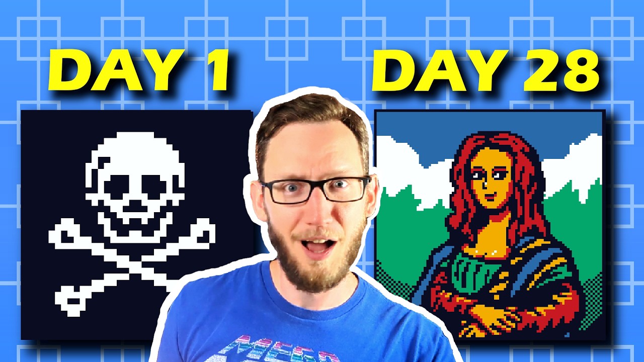 I Made Pixel Art Every Day For a MONTH! (Septembit Challenge) - YouTube