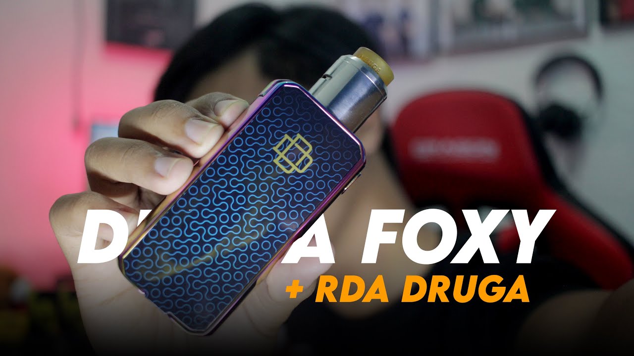 NYOBAIN DRUGA FOXY + RDA DRUGA 24MM ENAK GA SIH - YouTube