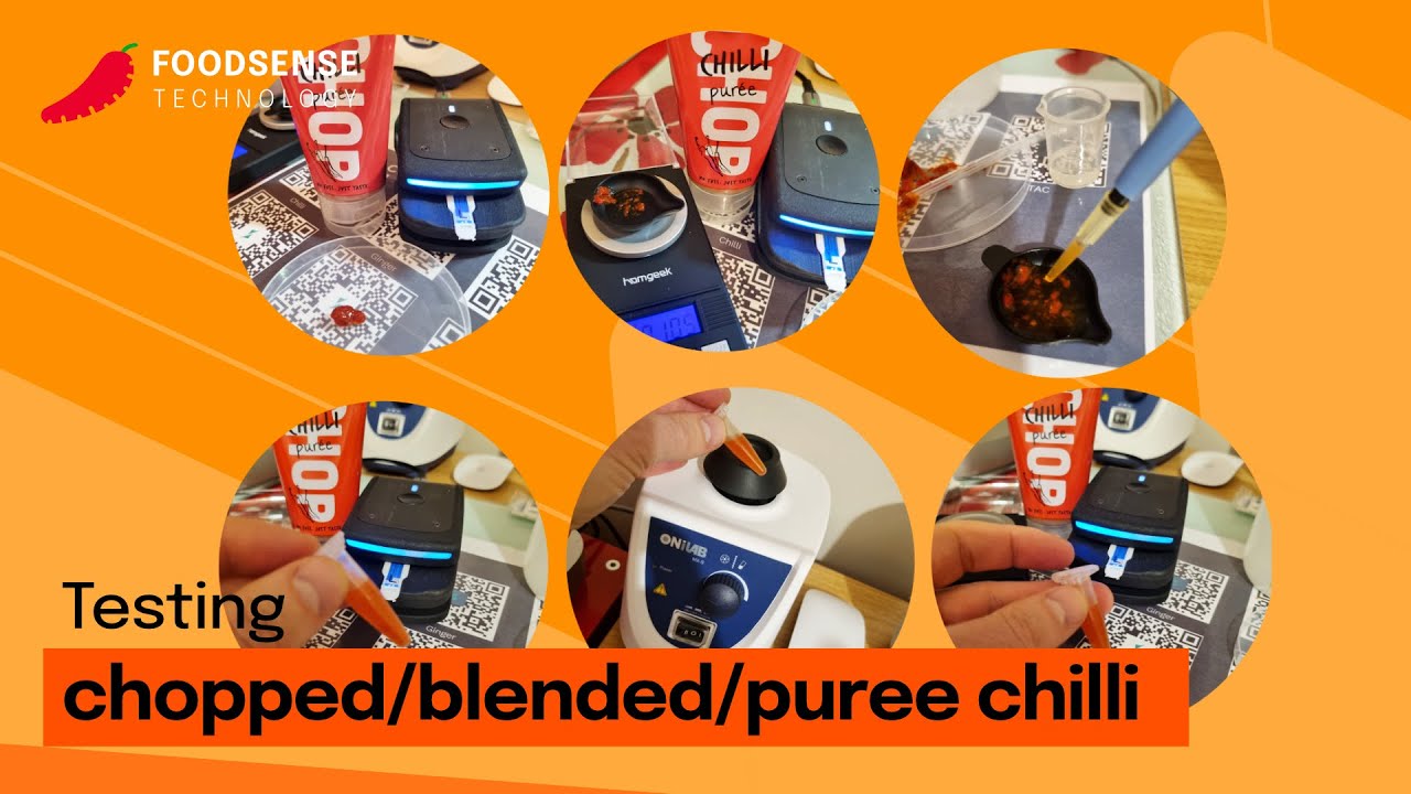 Testing Chilli/Chilli Puree on FoodSense Generation Four/Scoville Meter ...