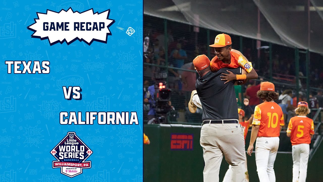 Game Highlights: Texas defeats California | Little League Baseball ...