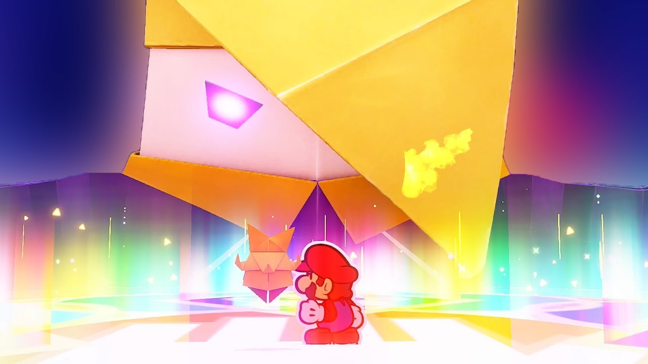Paper Mario: The Origami King - Final Boss & Ending | Bowser Teams Up ...