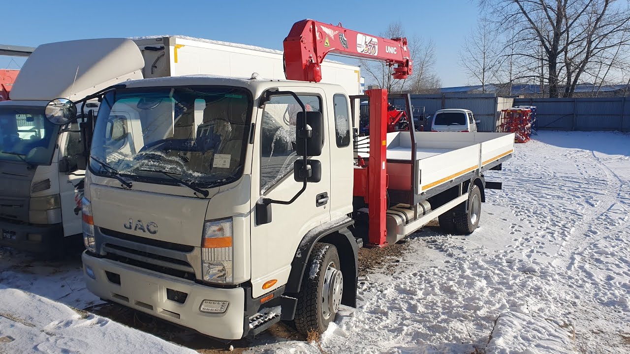 Новый Jac 120 с КМУ Unic 344. 2022 Г.В.ПТС.гарантия 3 года или 200 000 км.Лизинг. с НДС- 7850 ...