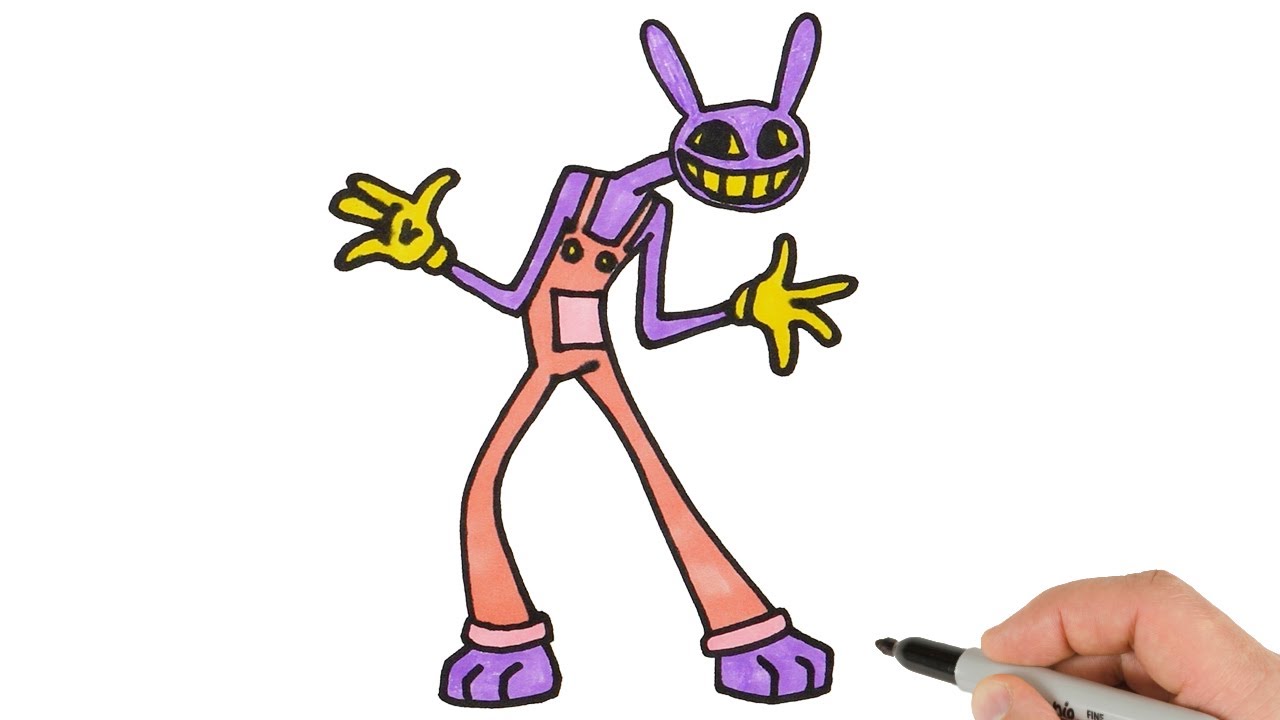 How to Draw Jax | The Amazing Digital Circus - YouTube