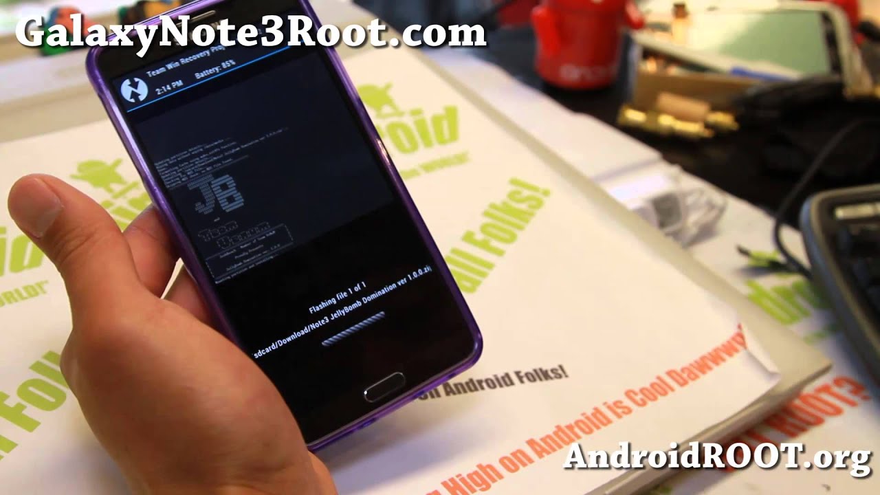 How to Install Custom ROM using TWRP on Rooted Galaxy Note 3! - YouTube