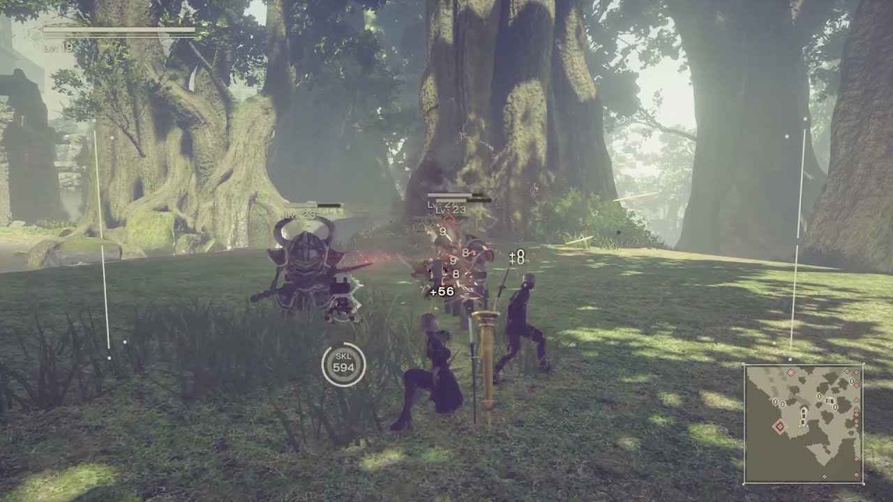 NieR:Automata - Maximizing the R010 Laser Pod Program - YouTube