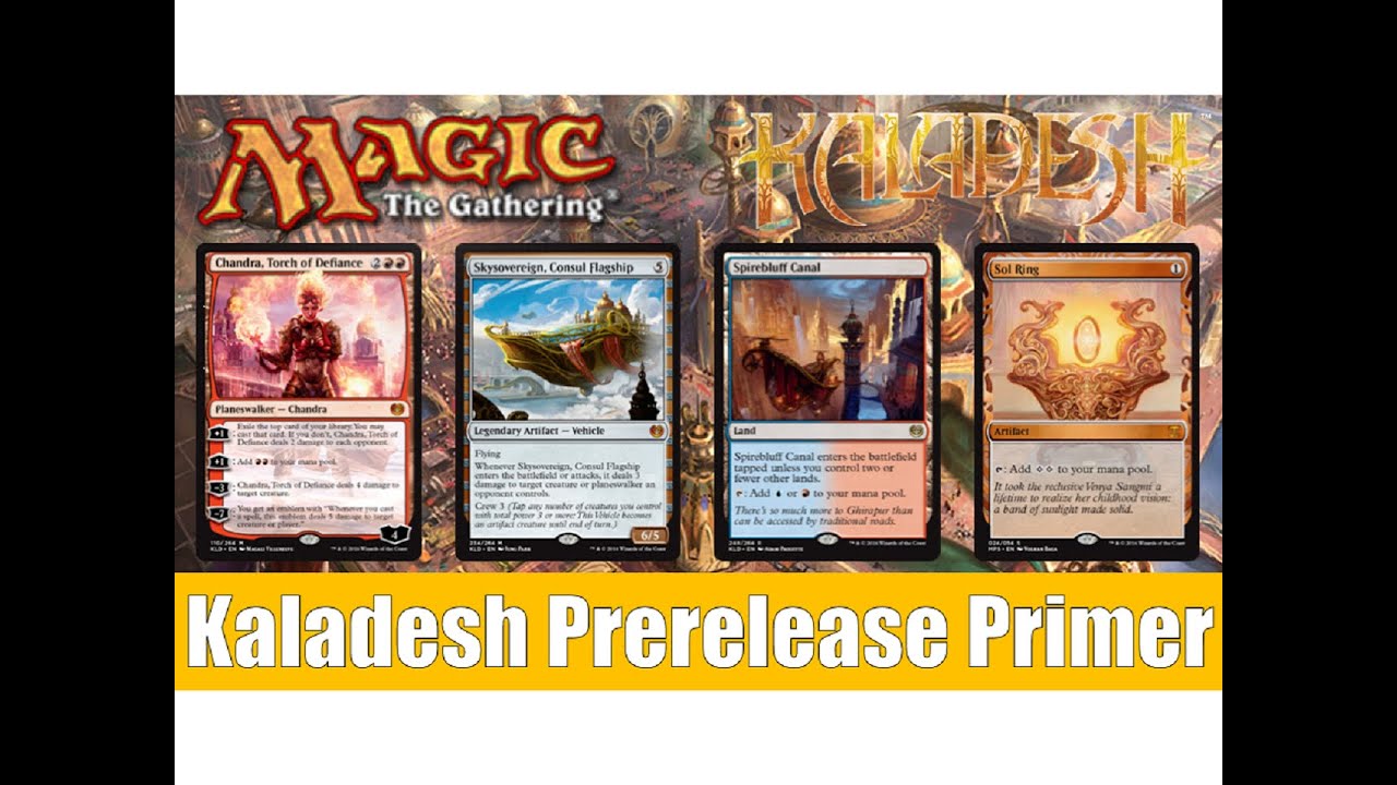MTG Kaladesh Prerelease Primer and Inventions! Magic the Gathering ...