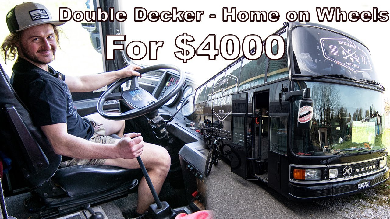 Bus converted to Off-Grid Home - YouTube