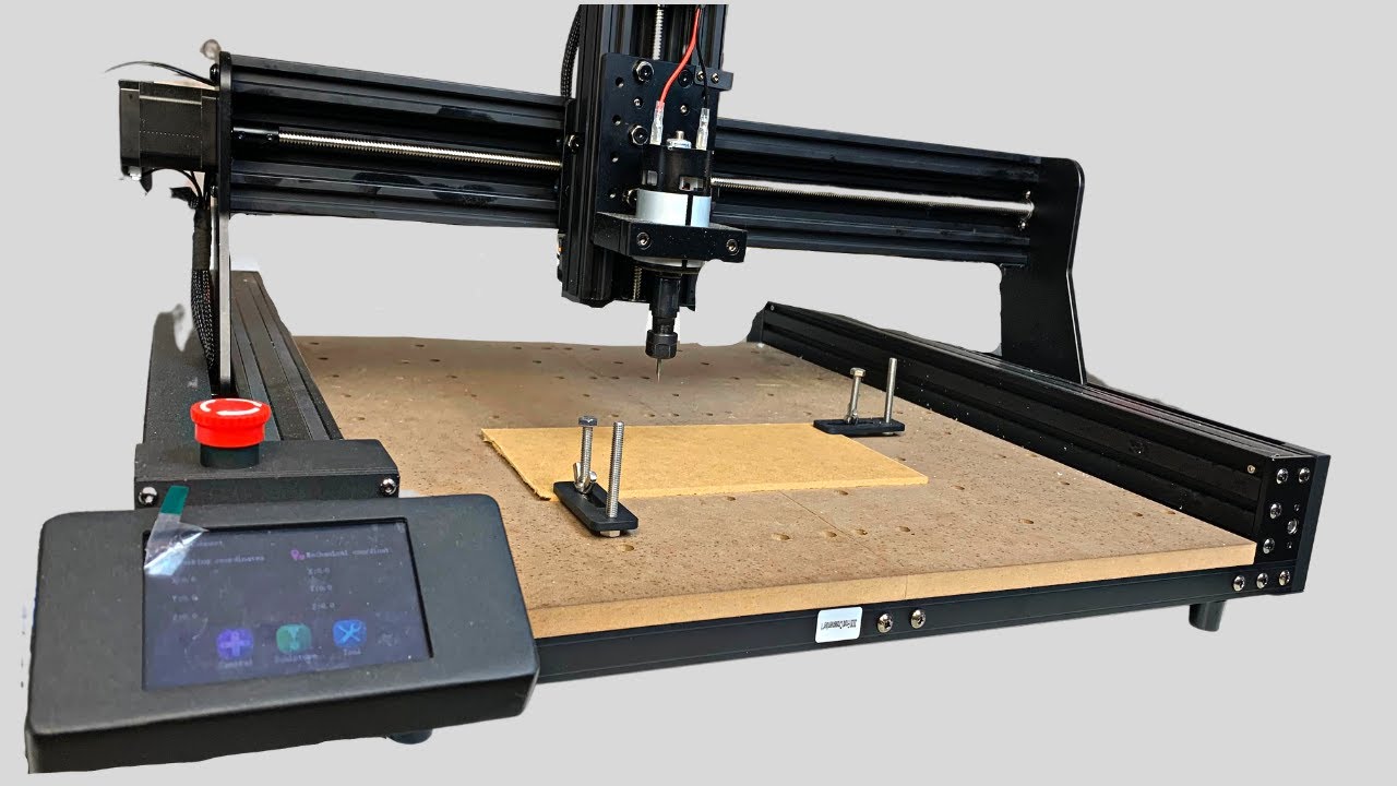 LA NUOVISSIMA TTC 450 TwoTrees CNC Router Machine + 500WATT - YouTube