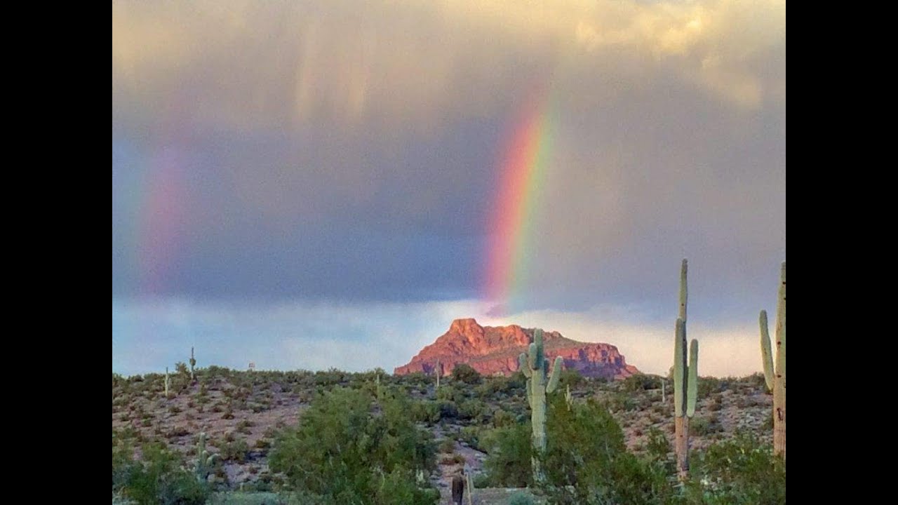 Arizona Salt River Pima-Maricopa Indian Reservation Red Mountain - YouTube