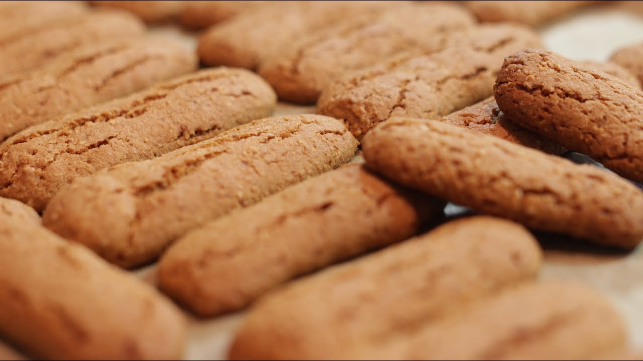 233. "Migdałowe herbatniki savoiardi" - bezglutenowa kuchnia wegańska ...