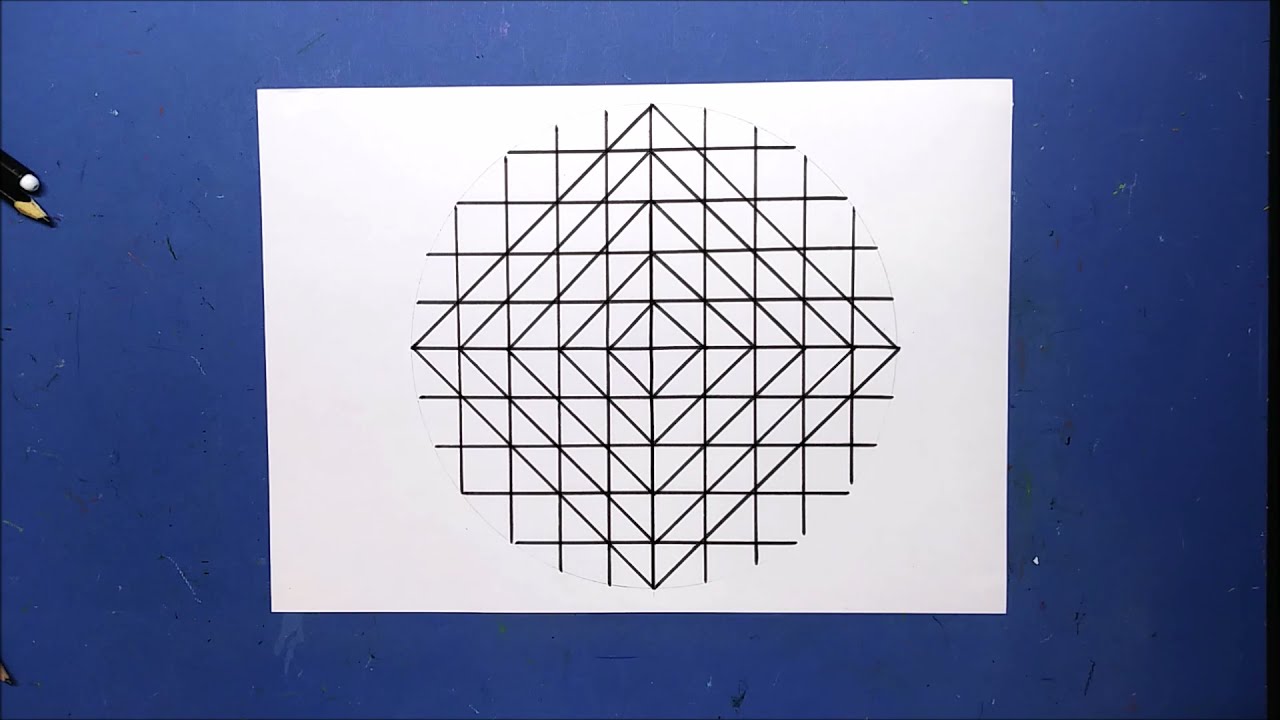 Very Easy Daily Geometric Drawing For Kids And Beginners - YouTube